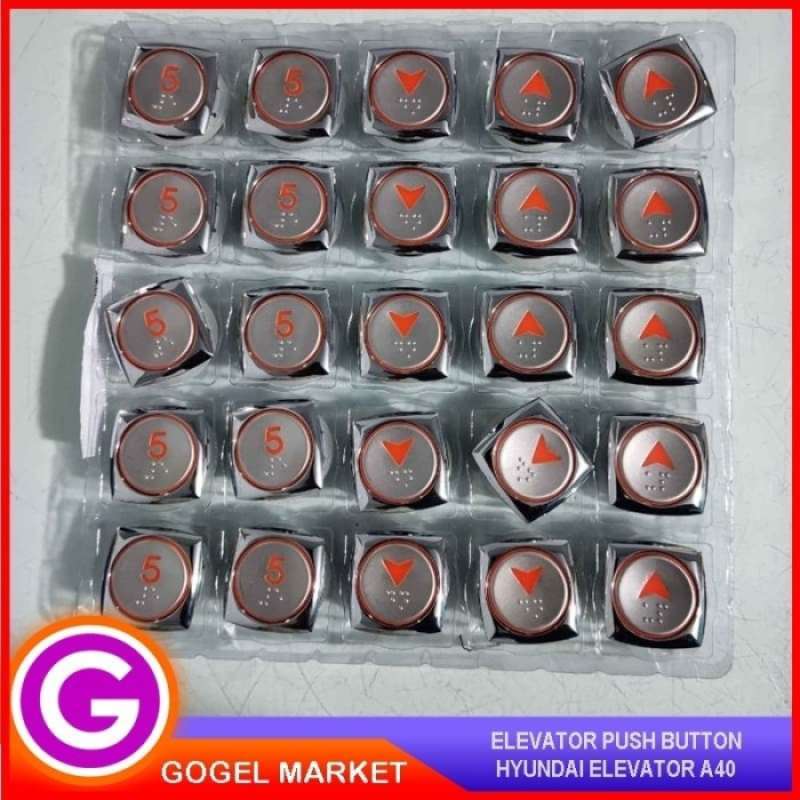 Jual Tombol Lift Hyundai/ Elevator Push Button Lift - Angka 3 Di Seller ...