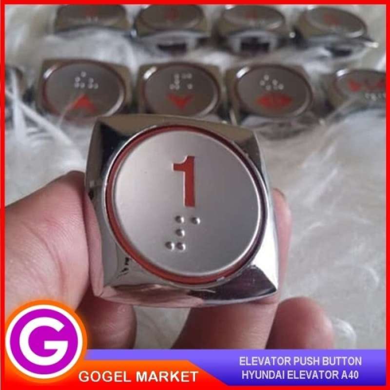 Jual Tombol Lift Hyundai/ Elevator Push Button Lift - Angka 4 Di Seller ...