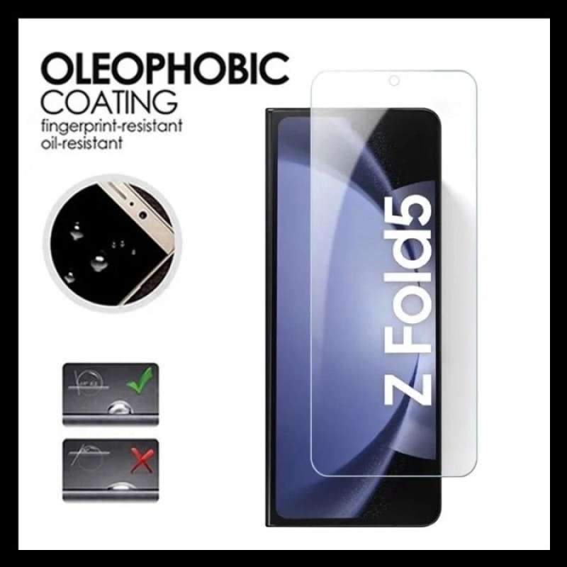 Promo Samsung Galaxy Z Fold 5 / 4/ 3 5g Tempered Glass Full Clear Anti ...