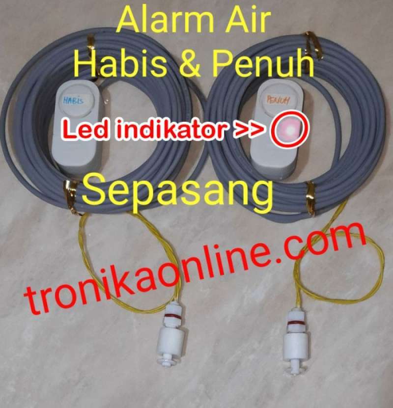 Jual Alarm Air Habis Penuh Tandon Toren Bak Air Water Level Sensor ...