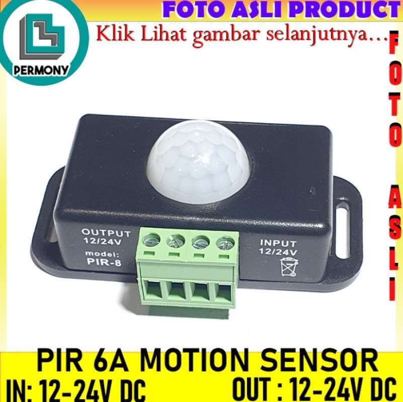 Jual 12v 24v 6a Infrared Pir Motion Sensor Switch For Led Strip Light - Putih Di Seller Shin ...