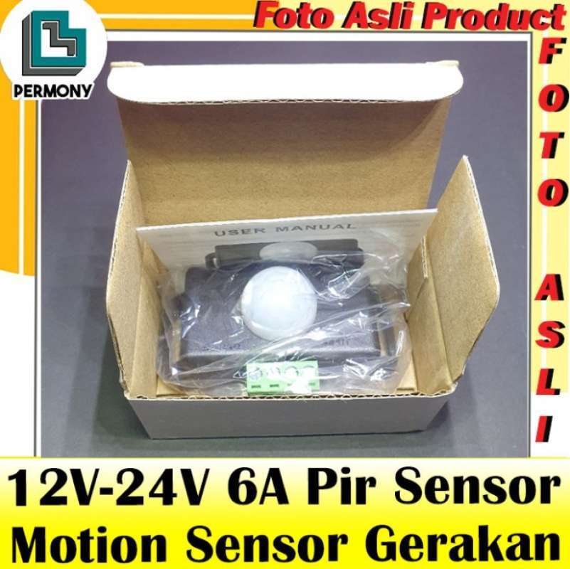 Jual 12v 24v 6a Infrared Pir Motion Sensor Switch For Led Strip Light ...