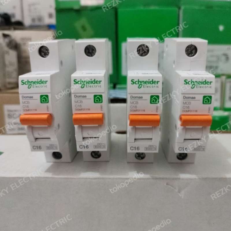 Jual Schneider Mcb Domae New 1p 6a 10a 16a 20a 25a 32a 40a 50a 63a Original - 16a Di Seller ...