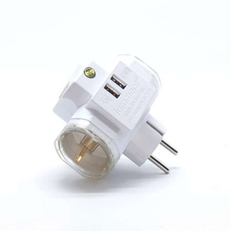 Jual Lumment Steker T Arde Usb + Saklar / Colokan Cabang 3 Dengan Usb ...