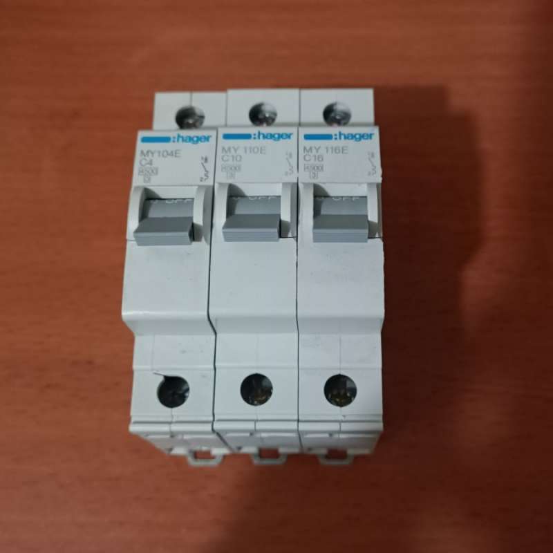 Jual Mcb Hager 1 Phase 4a,6a,10a,16a,20a,25a,32a,40a,50a,63a Mcb Hager - 25a Di Seller Shin ...