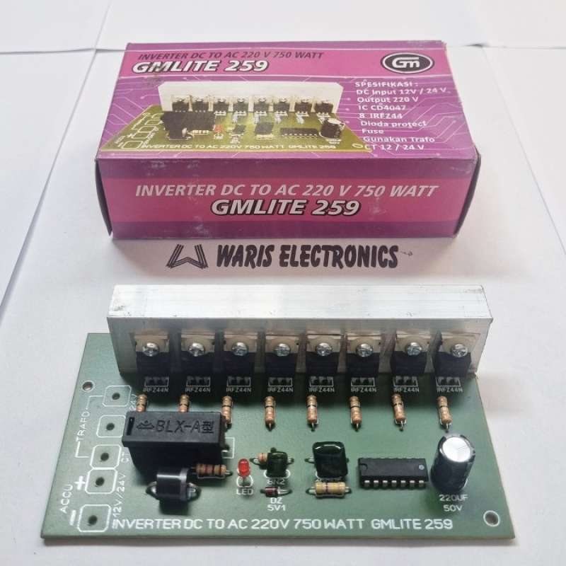 Jual Rangkaian Kit Inverter Dc Ke Ac 750watt Di Seller Shin Store ...