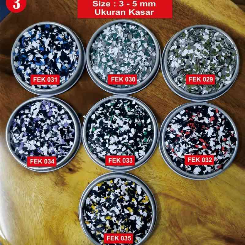 Jual Epoxy Flakes Kasar Untuk Lantai , Meja Dll , Ada 30 Motif Warna ...