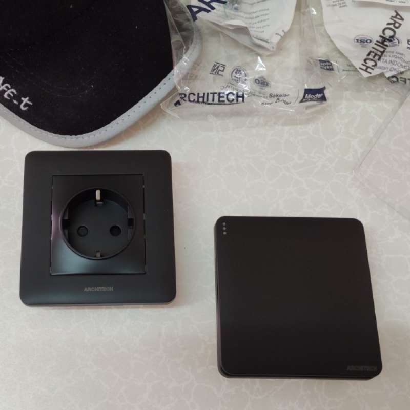 Jual Stopkontak Stop Kontak Hitam Black Series Architech Infinity A63 - Kotak Ac Di Seller Shin ...