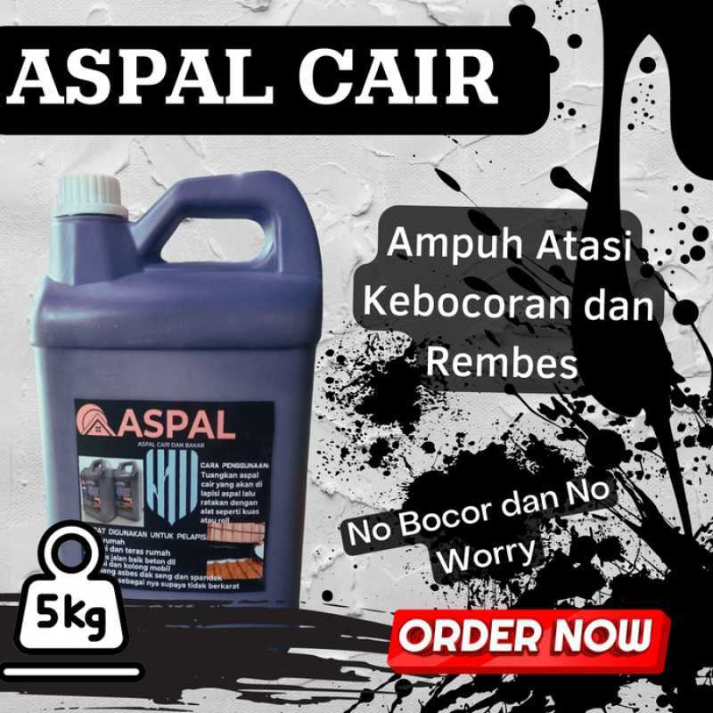 Jual Lem Penambal Talang Air Anti Bocor Dan Rembes Aspal Cair Isi 1kg ...