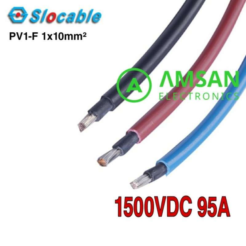 Jual Pv1-f 1x 10mm Slocable Pv Single Core Kabel Solar Panel Surya ...