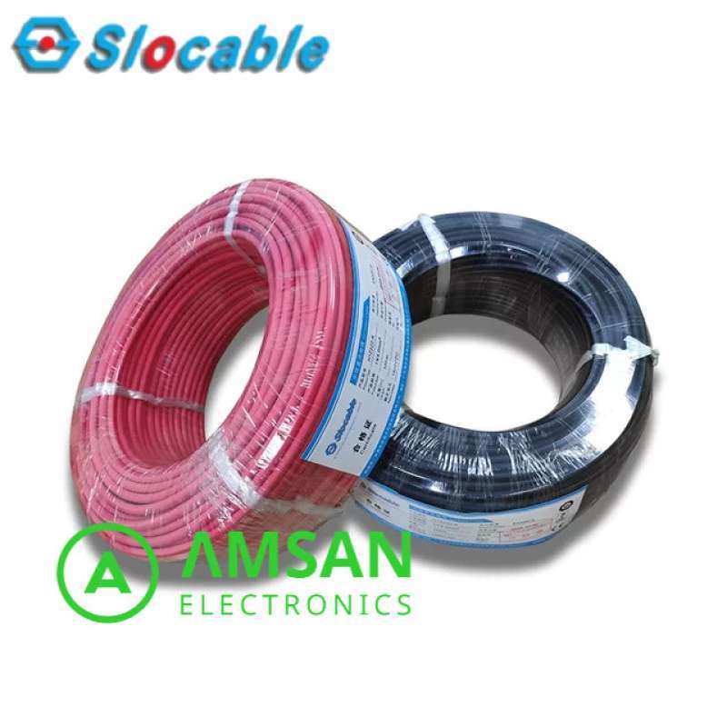 Jual Pv1-f 1x 10mm Slocable Pv Single Core Kabel Solar Panel Surya ...