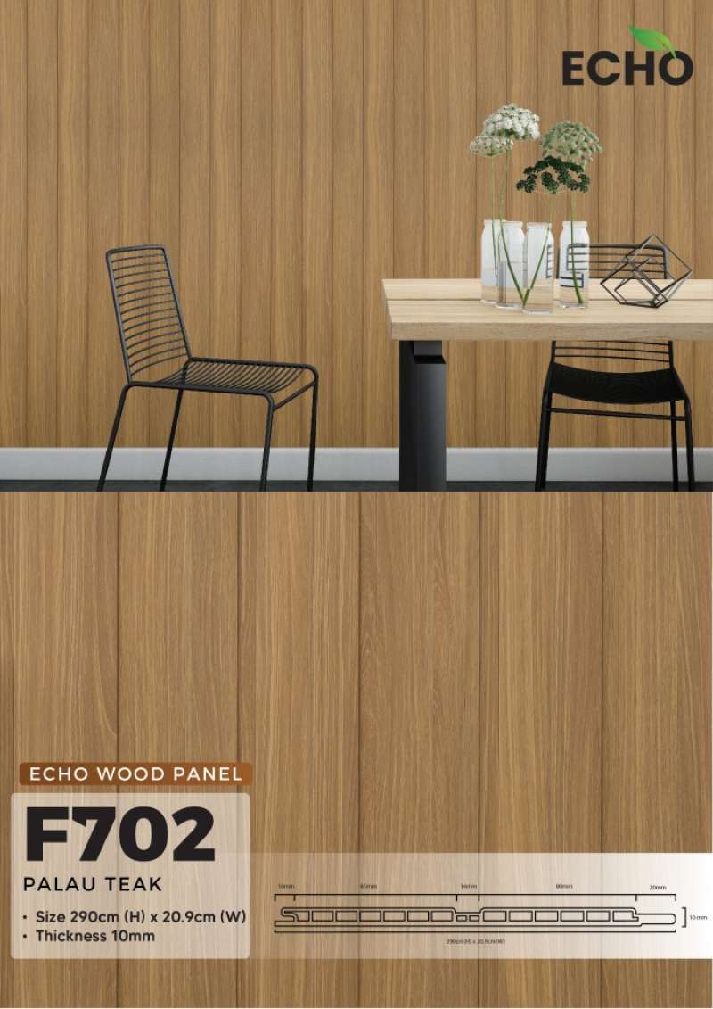 Promo Wallpanel 3d Partisi / Wood Panel Pvc Kisi Kisi Dinding Solid ...