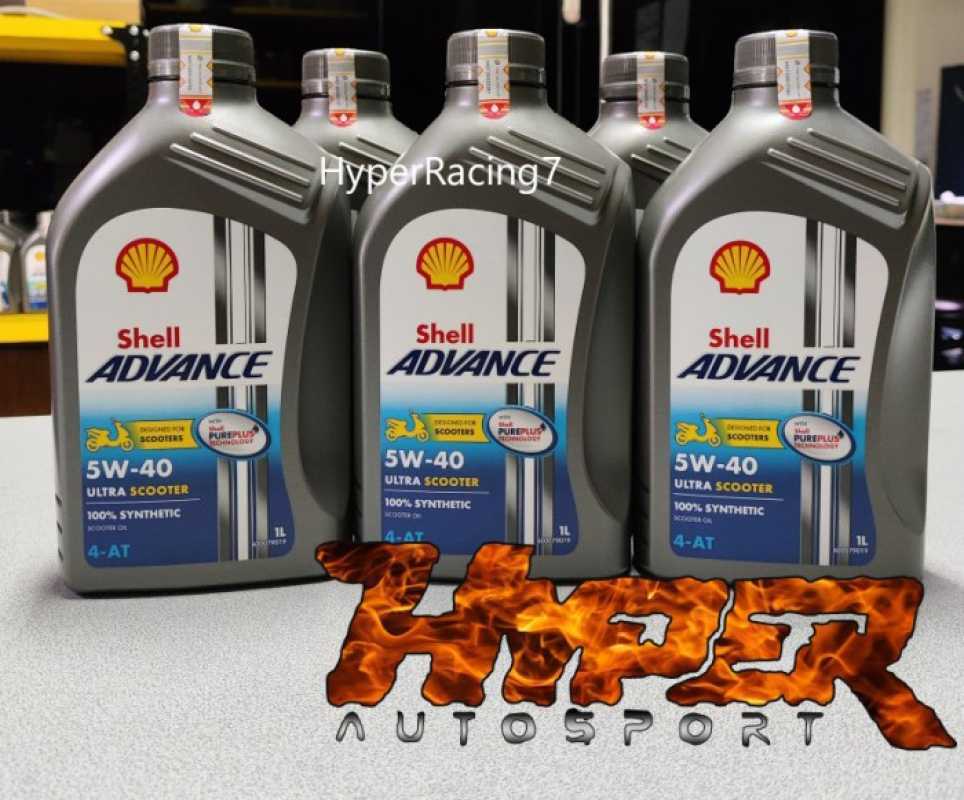 Promo Shell Advance Ultra Scooter 5w - 40 1 Liter Oli Matic Full ...