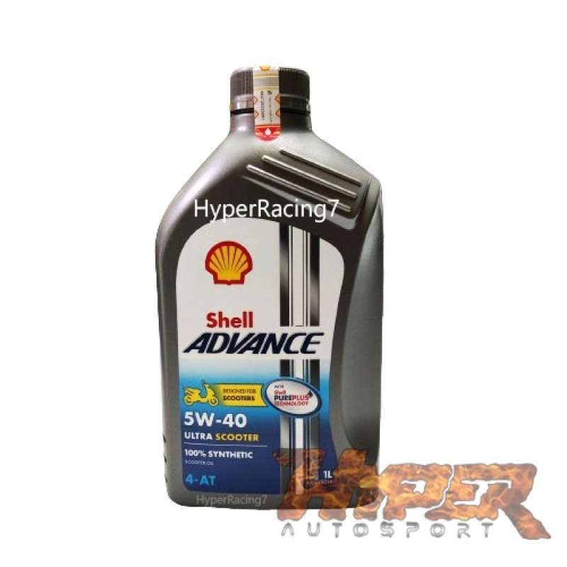 Promo Shell Advance Ultra Scooter 5w - 40 1 Liter Oli Matic Full ...
