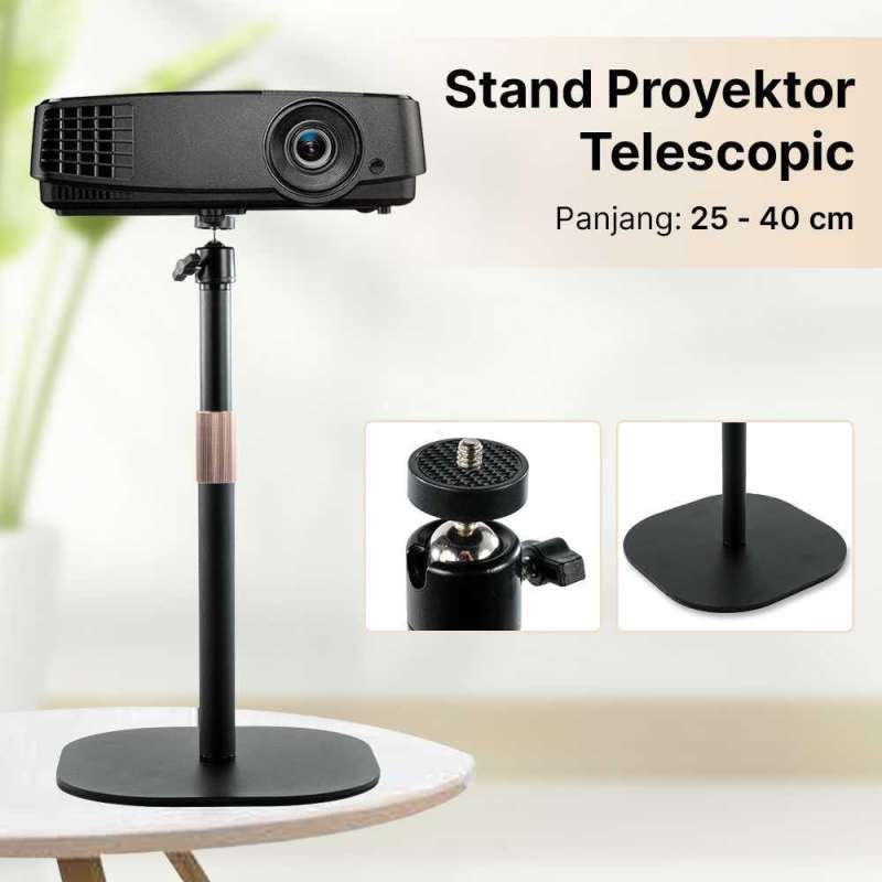 Jual Sh Stand Proyektor Telescopic Adjustable 360 Rotation Projector ...