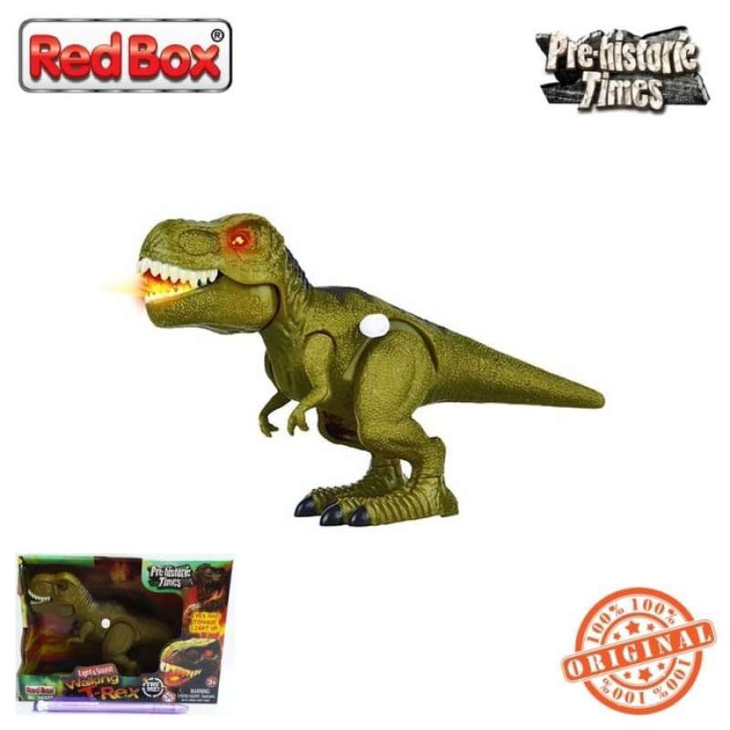 Promo Red Box Toy Pre-historic Times Walking T-rex 24372 Redbox ...