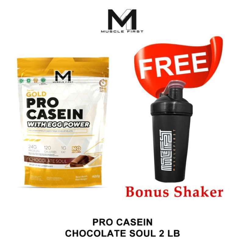 Promo (bonus) Muscle First Pro Casein 2lb - Susu Gym Whey Protein 900gr ...