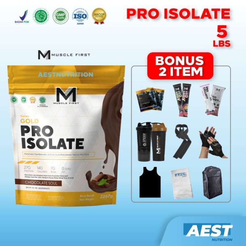 Promo Muscle First M1 Pro Isolate 5 Lbs Gold Series Diskon 33% Di ...