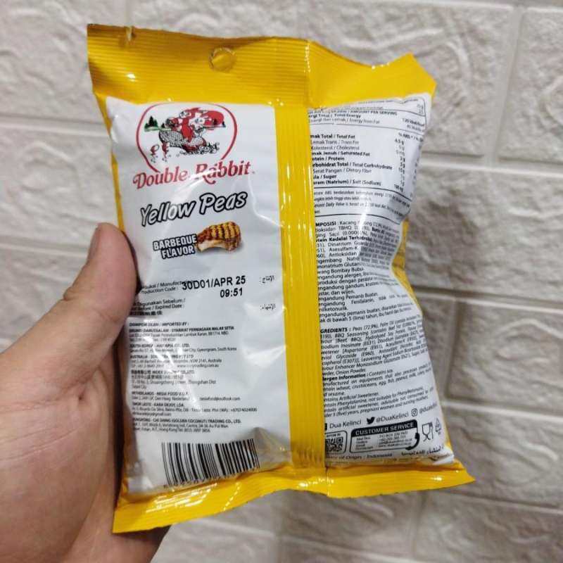 Jual Dua Kelinci Kacang Polong Mas 60 Gr Yellow Peas Di Seller ...