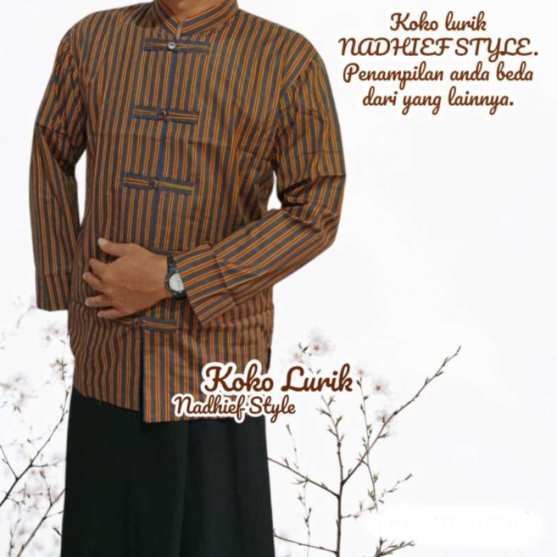 Jual Surjan Lurik Model Koko Shanghai - Pakaian Khas Jawa - L B Di ...