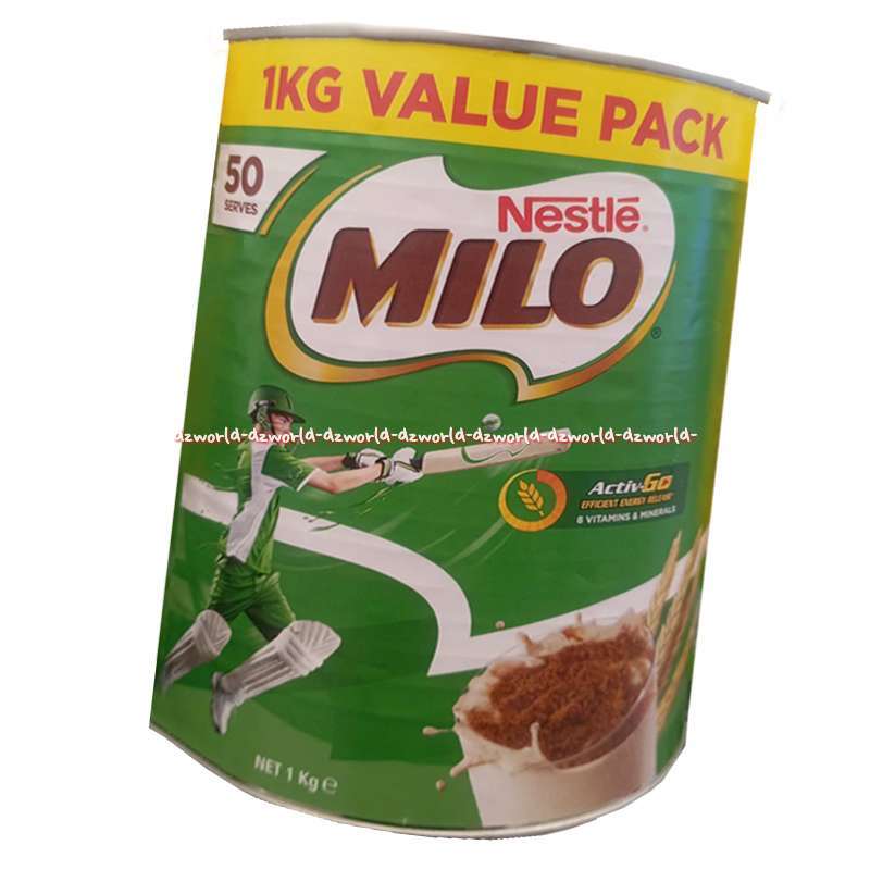 Jual Nestle Milo Kaleng 1kg Value Pack Minuman Serbuk Cokelat Dengan ...