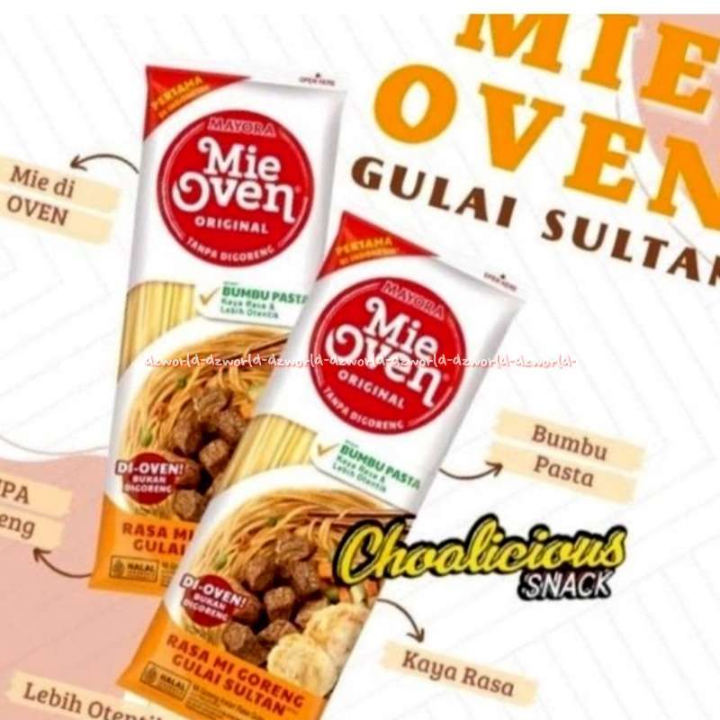 Jual Mayora 70gr Mie Oven Original Rasa Mi Goreng Gulai Sultan Bumbu ...