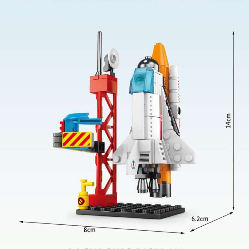 Promo Juno Nano Block Brick Rocket Kotak Pesaw..at Ulang-alik ...