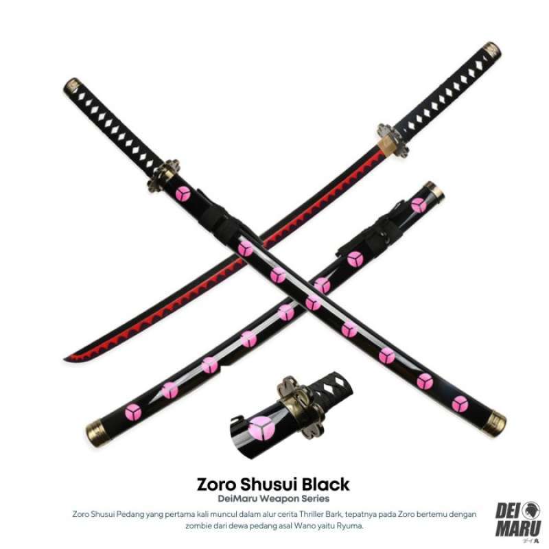 Promo Replika Pedang Shusui Black Zoro Anime One Piece - Pedang Kayu ... Promo Replika Pedang Shusui Black Zoro Anime One Piece - Pedang Kayu ...