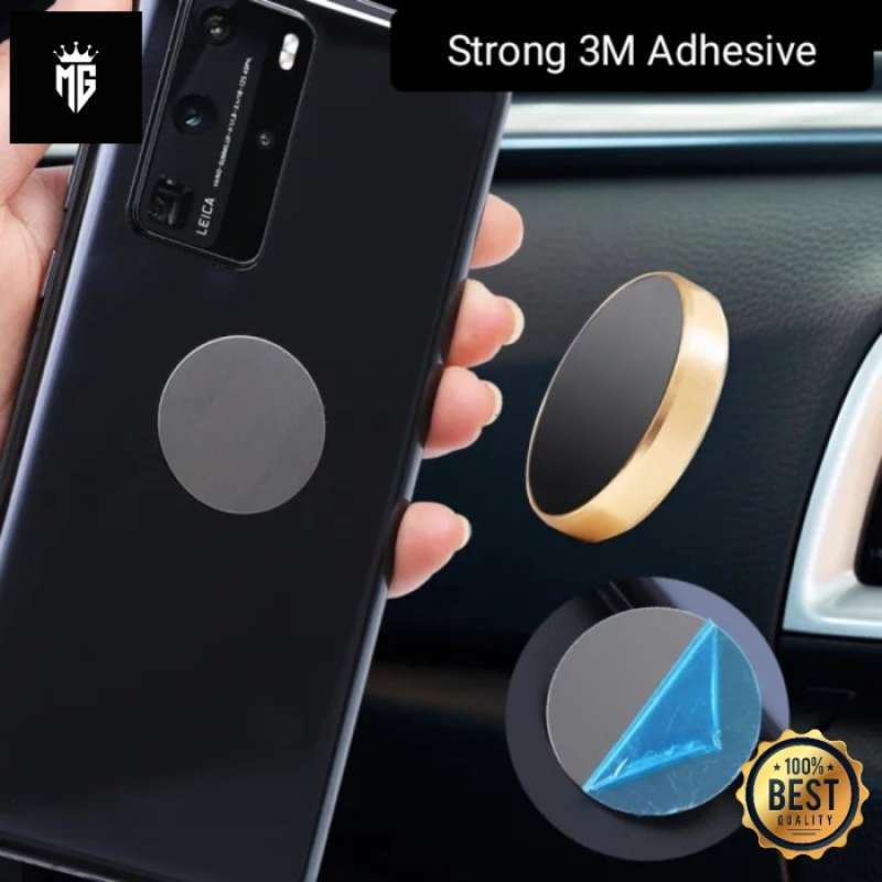 Jual Sticker Tempel Plat Besi Magnet Holder Hp Metal Plate Magnetic ...