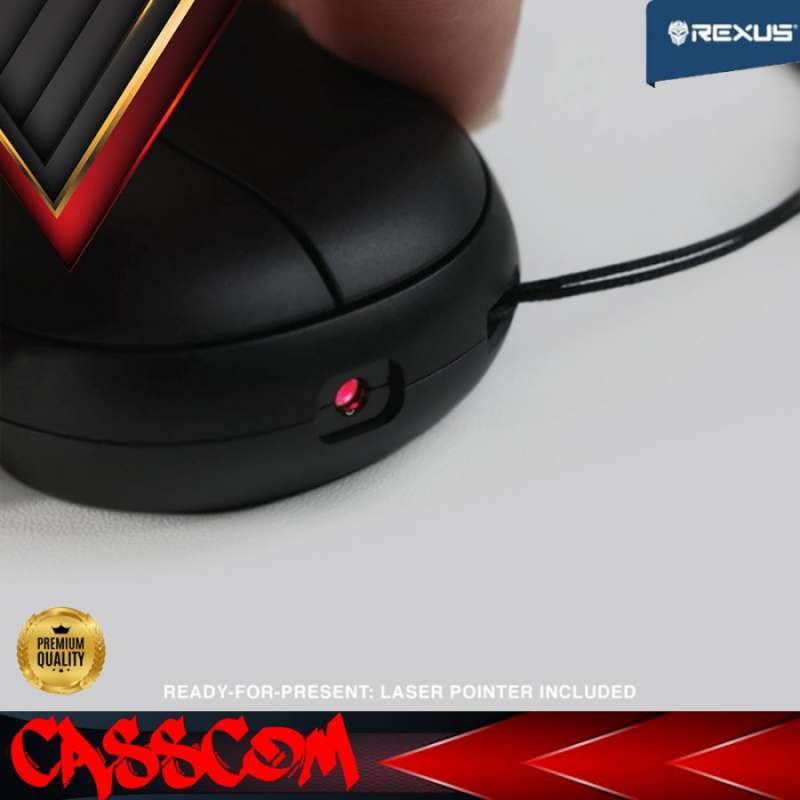 Jual Rexus Pico Pm100 Laser Pointer Mouse Office Pm-100 Dual Connection ...