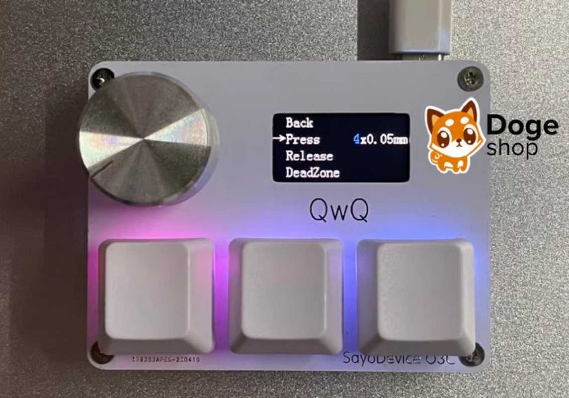 Jual Osu Nono V3 Keyboard Magnetic Switch Wooting Led Display Knob 8940