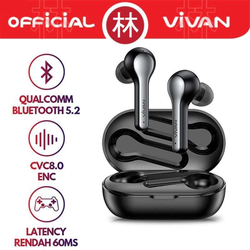Promo Vivan Liberty T210nc Headset Bluetooth 5.2 True Wireless ...