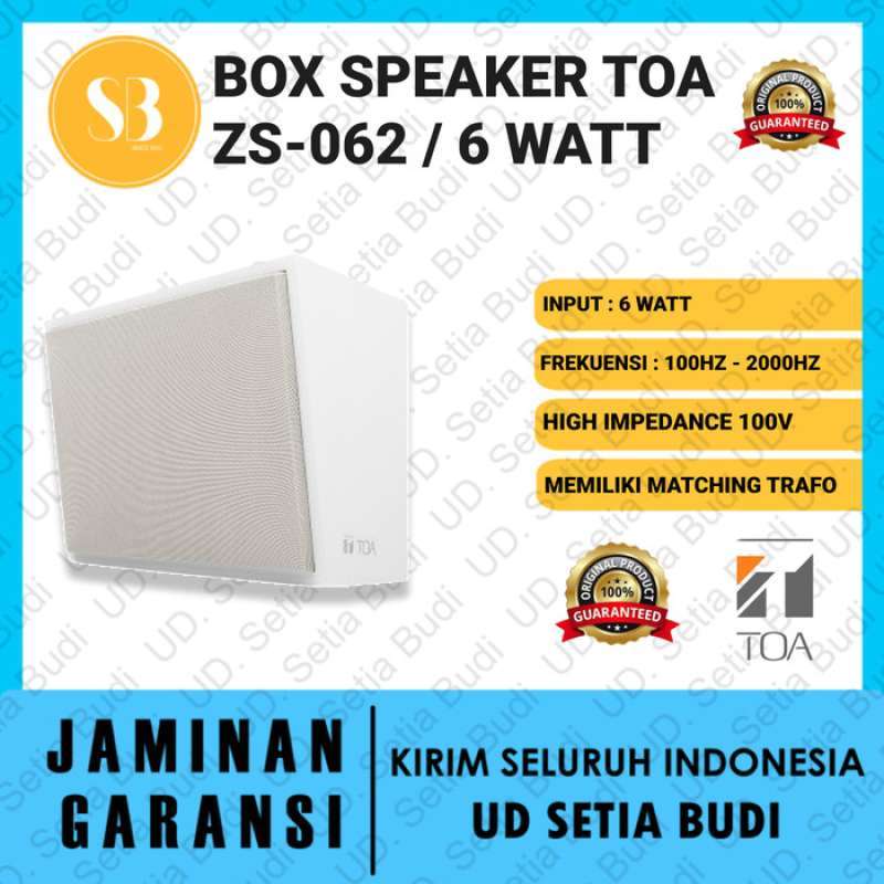 Promo Toa Box Speaker Zs-062 Asli Dan Bergaransi Diskon 23% Di Seller ...