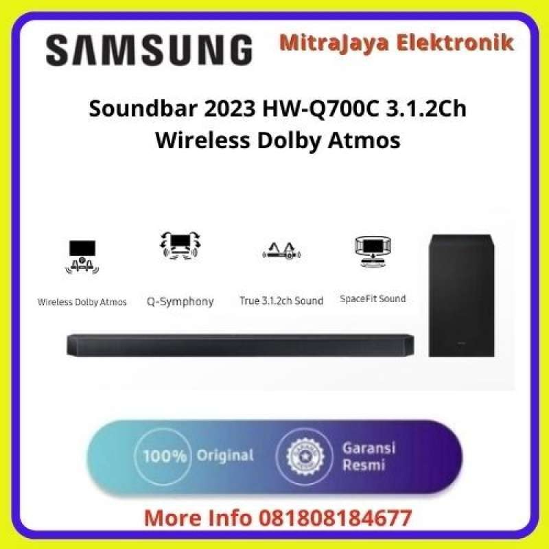 Promo Samsung Hw-q700c Soundbar Hwq700c/xd 3.1.2ch Wireless Dolby Atmos ...