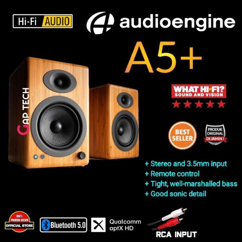 Promo Audioengine A5+ Plus Wireless Hi-fi True Stereo Sound Monitor Speaker Diskon 23% Di Seller ...