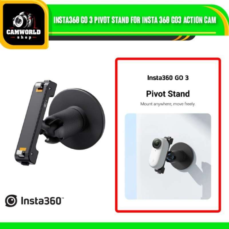 Promo Insta360 Go 3 Pivot Stand For Insta 360 Go3 Action Cam Diskon 23% ...
