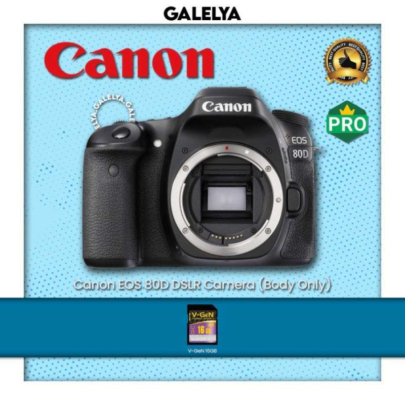 Promo Canon Eos 80d Dslr Camera (body Only) Diskon 23% Di Seller Ryoma Store - Kebon Kacang ...