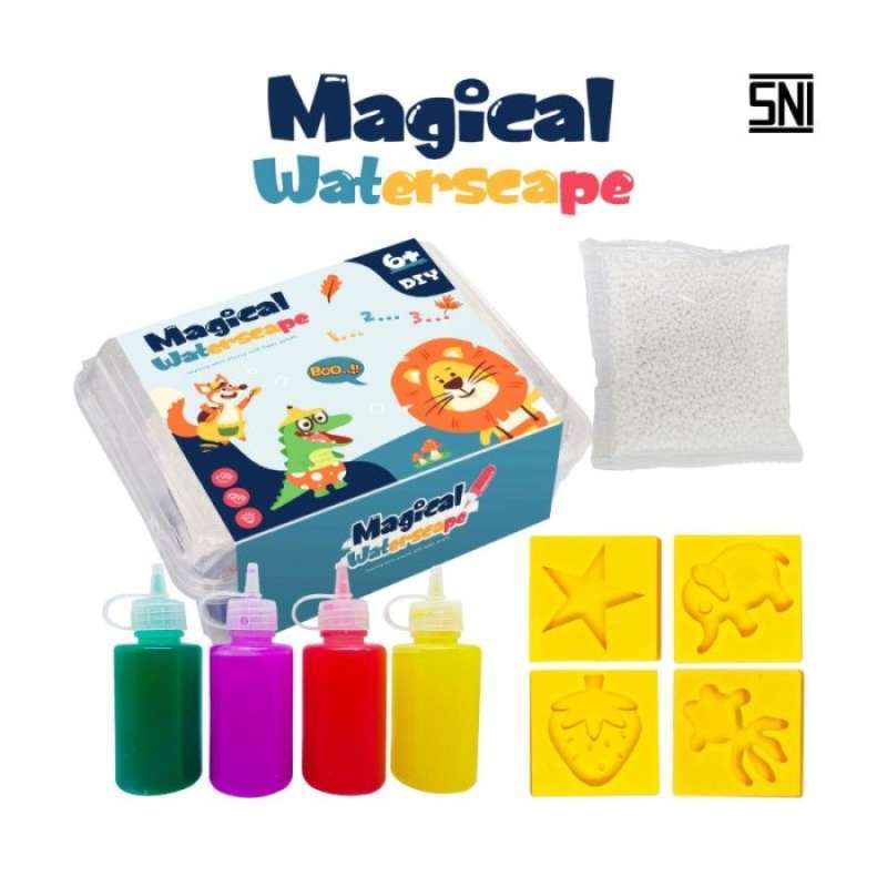 Promo Mainan Anak Magical Waterscape Diy Edukasi Kreatif Jelly Warna - 9 Pcs Diskon 10% Di ...
