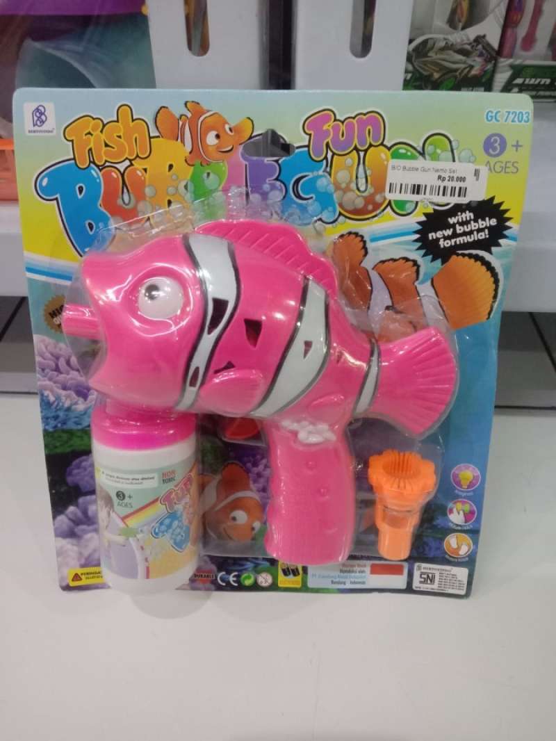 Promo Mainan Tembakan Gelembung Bubble Gun Anak Bentuk Ikan Finding ...
