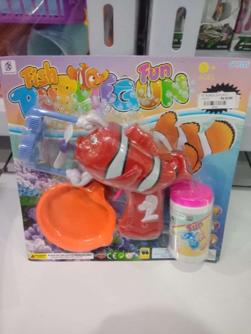 Promo Mainan Tembakan Gelembung Bubble Gun Anak Bentuk Ikan Finding ...