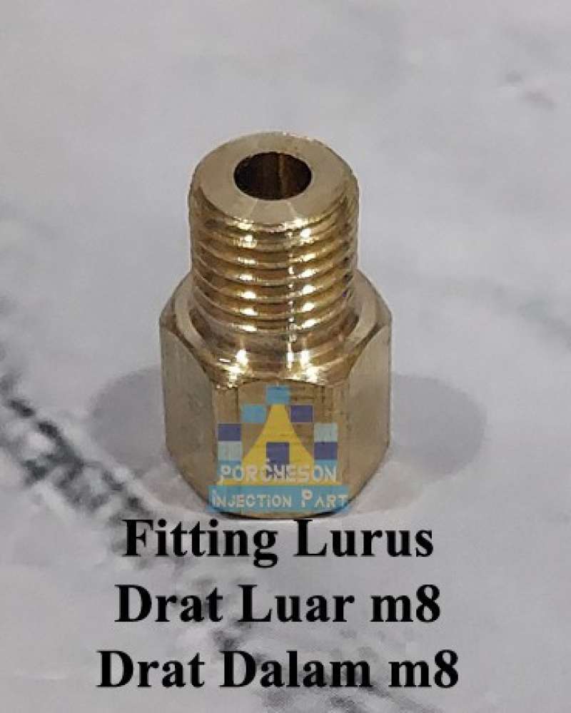 Jual Fitting Lurus Sok Sambungan Reducer Oli Lubrikasi Pelumas M8 M10 - L M10 D M8 Di Seller ...