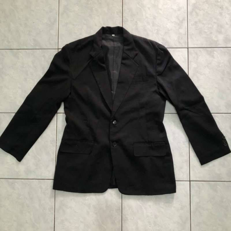 Jual Jas Pria Blazer Free Dasi / Jas Wisuda Pria / Jas Hitam Pria / Jas ...