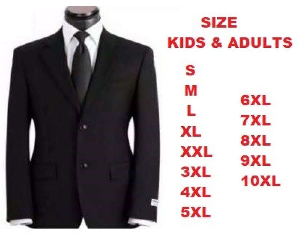 Jual Banyak Ukuran Jas Hitam 2 Kancing Pria Laki Laki Cowok Kantor Kerja Di Seller Aghanim ...