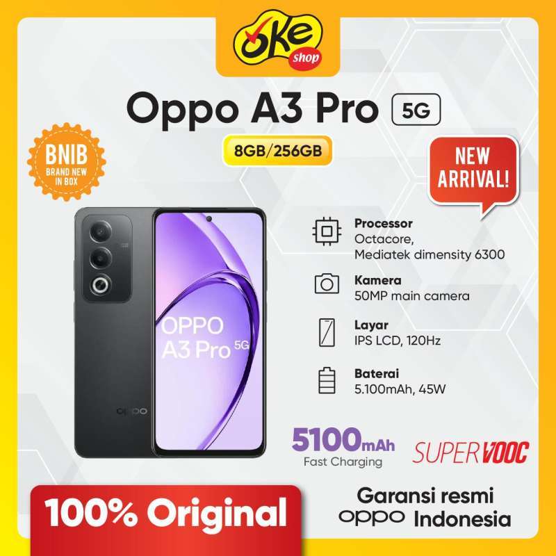 Jual Oppo A3 Pro 5g 8/256gb Di Seller Okeshop O2o Official Store ...