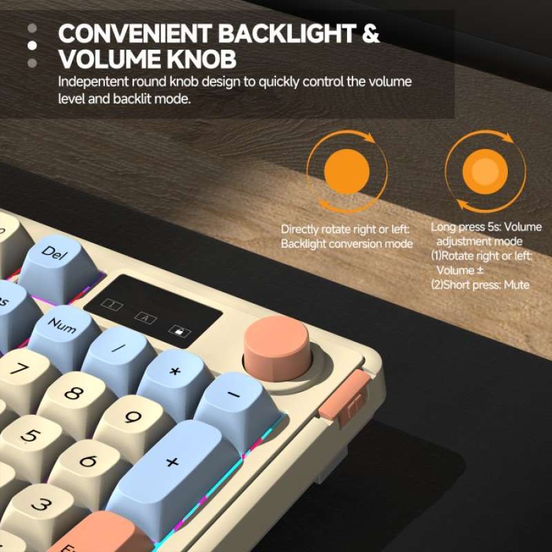 Promo Mechanical Keyboard Wired 98 Keys Rgb Backlight Keyboard Gaming Keyboard Silent Keypad For ...