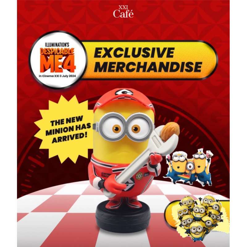 Jual Tumbler Xxi Minions Despicable Me 4 Popcorn Bucket Di Seller Ksm ...