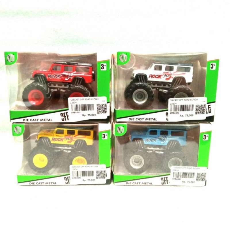 Promo Mainan Diecast Mobil Jeep Off Road Rock Monster 2870 Harga Satuan ...