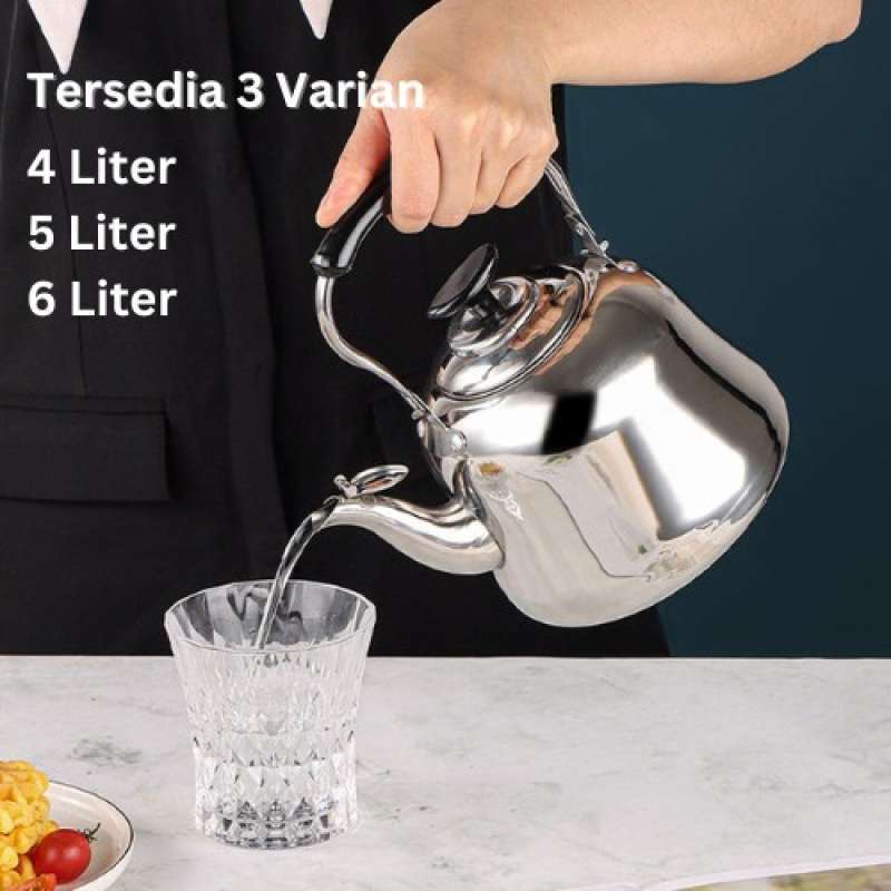 Jual Es Whistling Kettle Teko Stainless Steel Song Kettle Ceret Air ...
