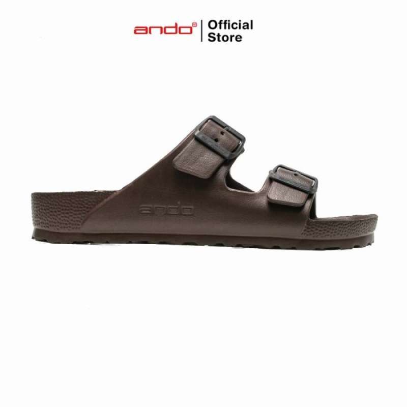 Jual Ando Official Sandal Selop Sultan Pria Dewasa - Coklat - 39 Di ...