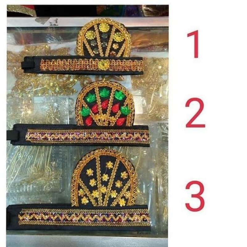 Jual Topi Adat Aceh Tari Saman // Aksesoris Kepala Adat Aceh Di Seller ...